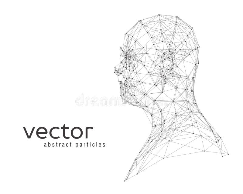 Ejemplo Abstracto Del Vector De La Cabeza Humana Ilustración del Vector ...
