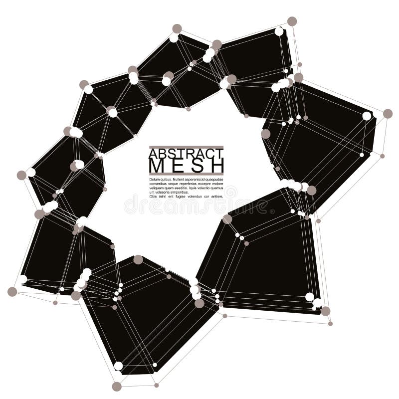 Ejemplo Abstracto Del Vector De La Malla Ilustración del Vector ...