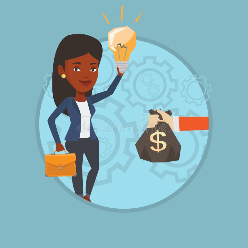 Ejemplo Acertado Del Vector De La Idea Del Negocio Ilustración del ...