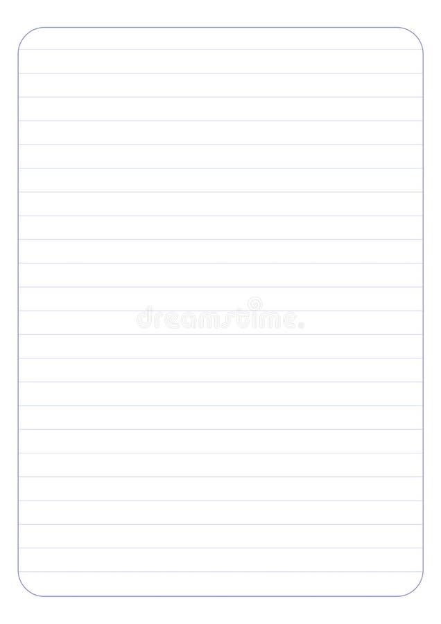Hoja De Papel Alineada Para Escribir En Fondo Inconsútil Colorido ...
