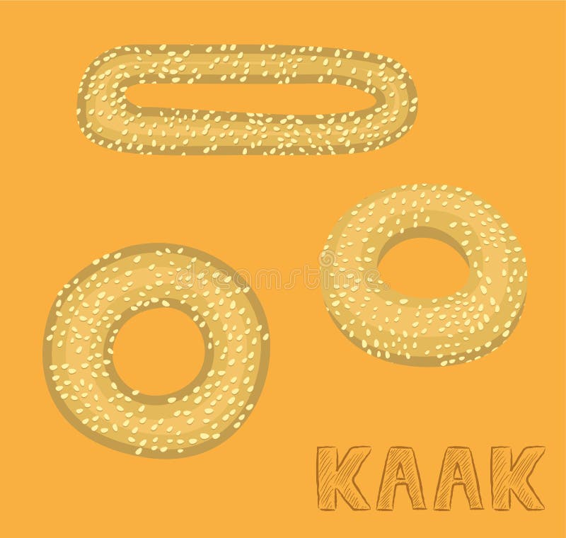 Ejemplo Bueno Del Vector De Kaak Del Pan Ilustración del Vector ...