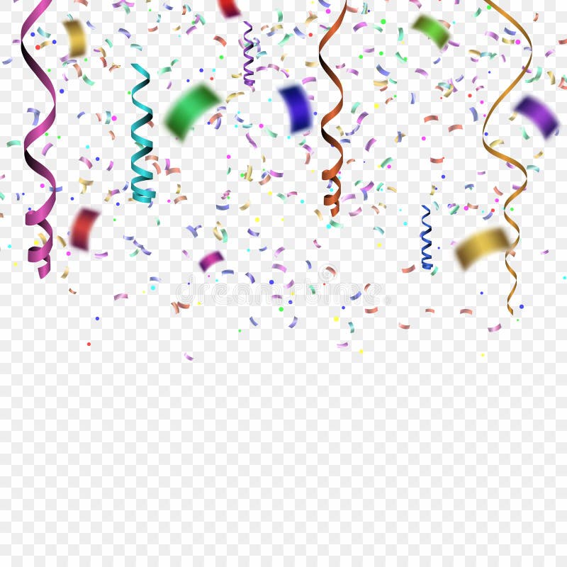 Ejemplo Colorido Del Vector Del Confeti Ilustración del Vector ...