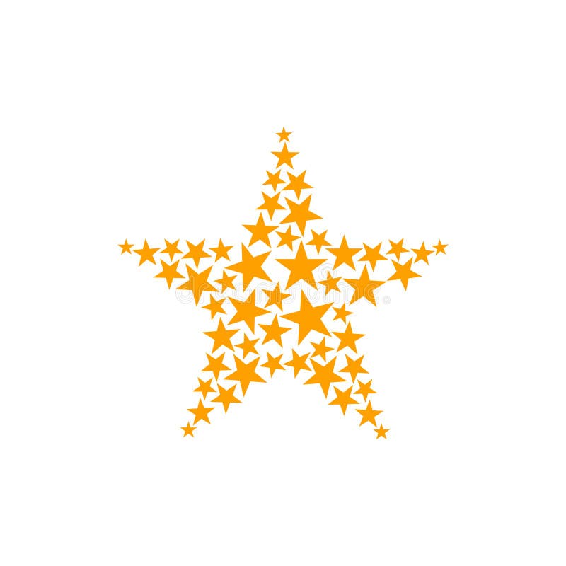 Ejemplo Complejo Del Vector De La Estrella Ilustración del Vector ...