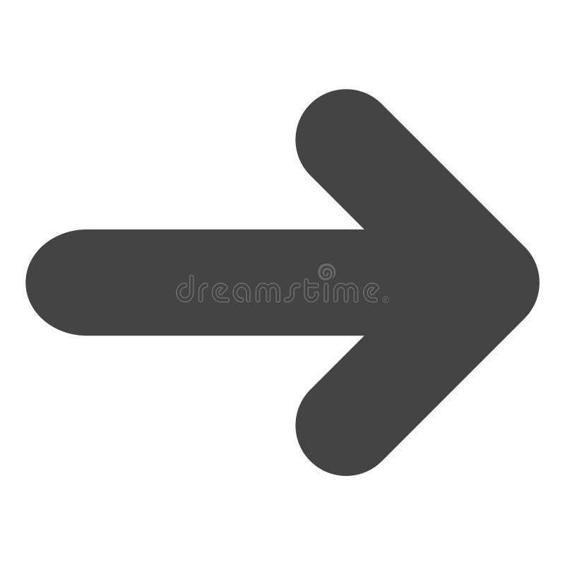 Ejemplo Correcto Del Icono De La Flecha Del Vector Ilustración del ...