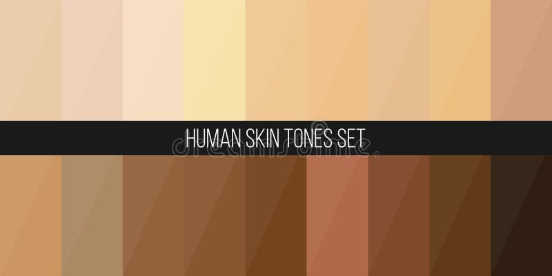 Color Del Icono Del Tono De Piel Vector Ilustración Del Vector