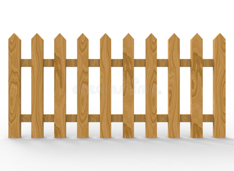 Ejemplo 3d De La Cerca Simple Stock de ilustración - Ilustración de ...