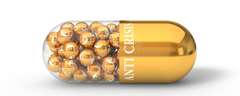 Ejemplo 3d De La Píldora Euro Stock de ilustración - Ilustración de ...