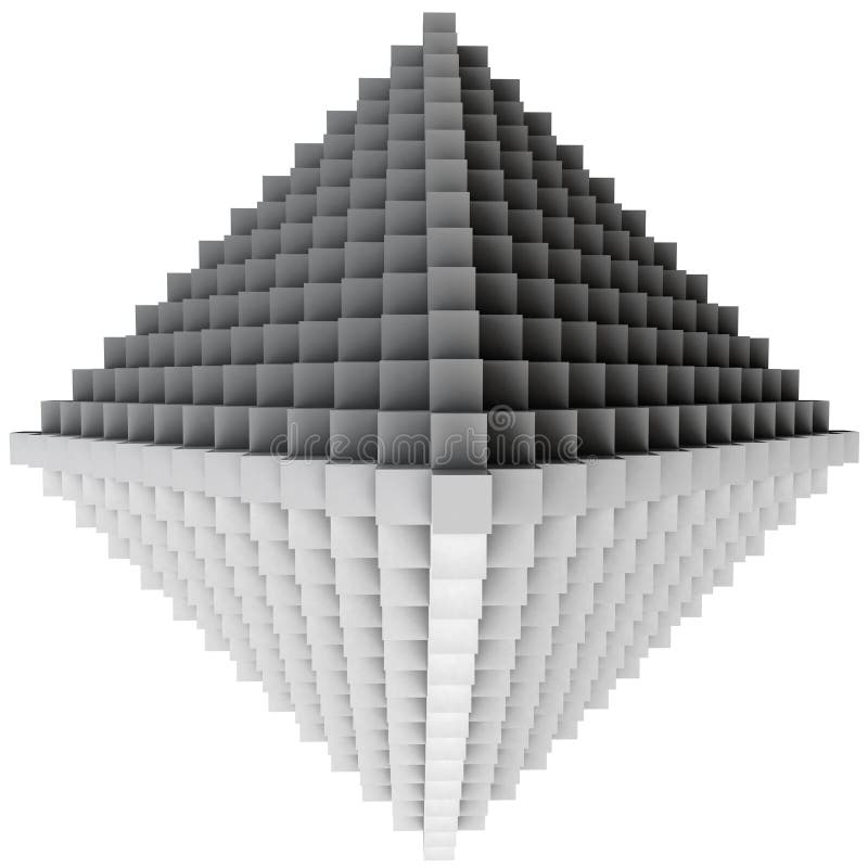 Ejemplo 3D Del Objeto Tridimensional Del Rombo Stock de ilustración ...