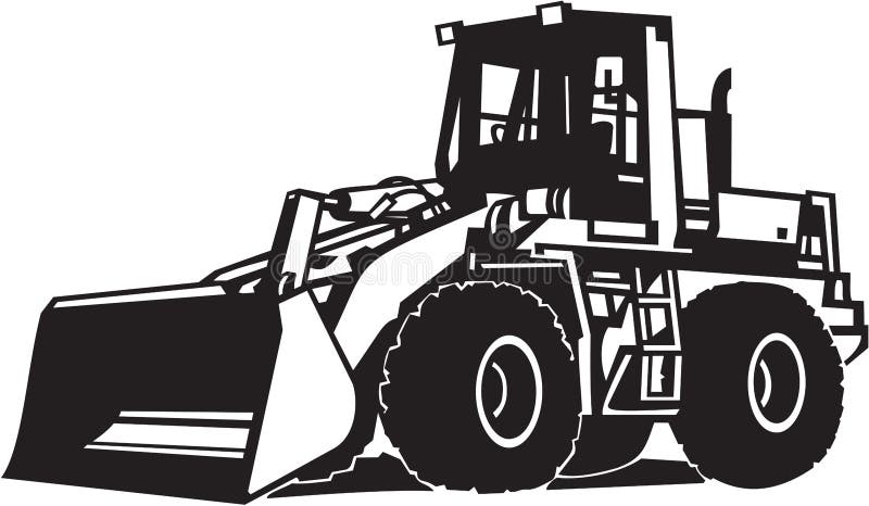 Ejemplo De Front Loader Heavy Equipment Vector Imagen de archivo ...