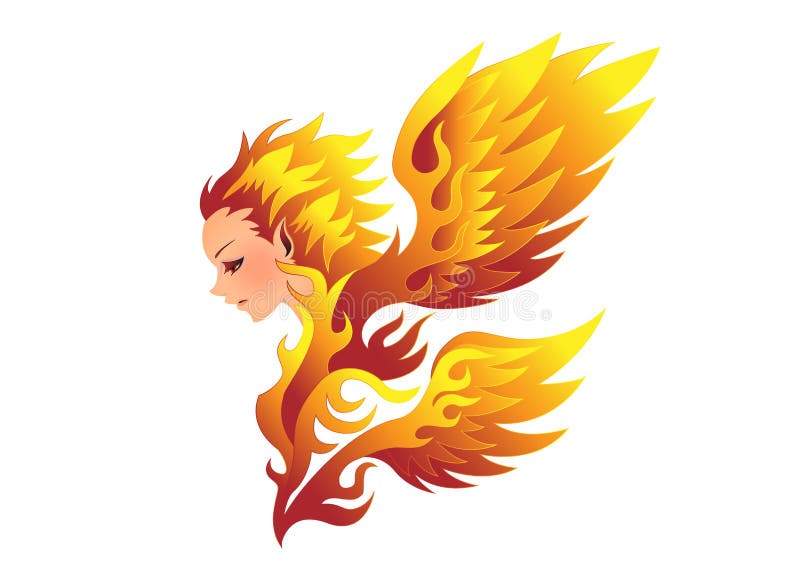 Ejemplo De Hadas Del Vector Del Fuego Ilustración del Vector ...