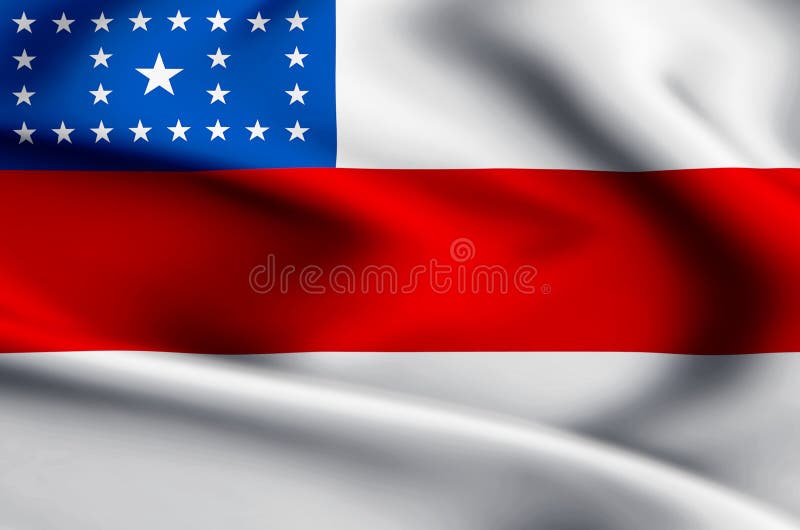 Ejemplo De La Bandera De Amazonas Stock de ilustración - Ilustración de ...