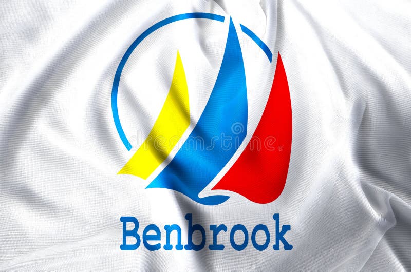 Ejemplo De La Bandera De Benbrook Stock de ilustración - Ilustración de ...