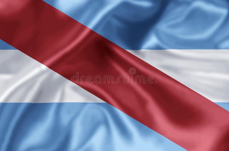 La Bandera De Entre Rios Es Una Provincia En La Argentina Stock de ...