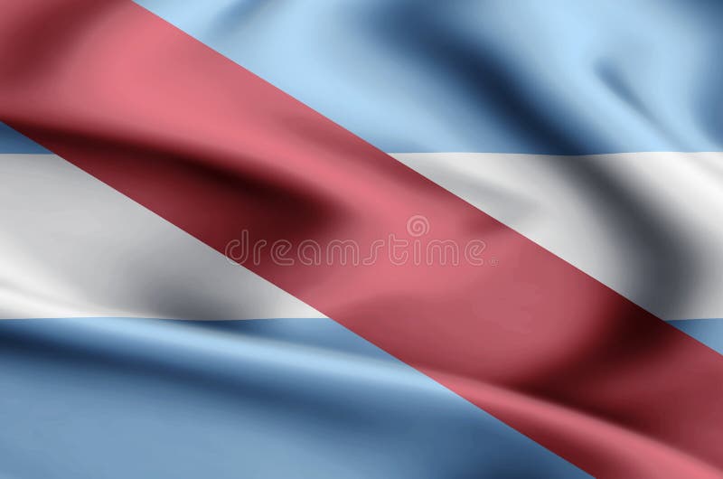 La Bandera De Entre Rios Es Una Provincia En La Argentina Stock de ...