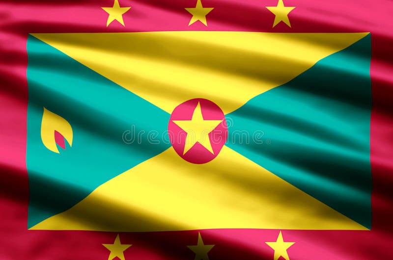 Ejemplo De La Bandera De Grenada Stock de ilustración - Ilustración de ...