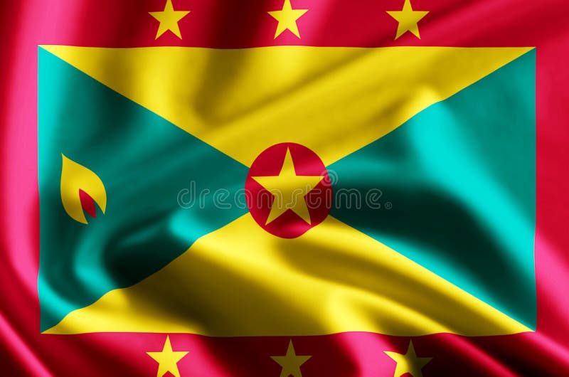 Ejemplo De La Bandera De Grenada Stock de ilustración - Ilustración de ...