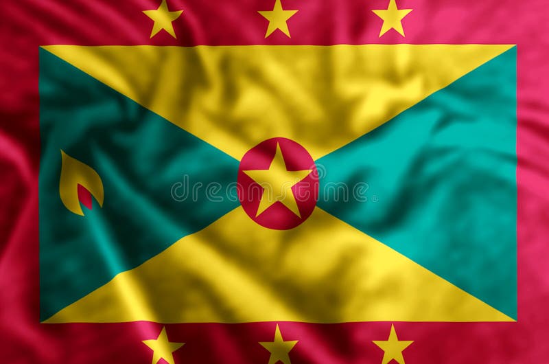 Ejemplo De La Bandera De Grenada Stock de ilustración - Ilustración de ...