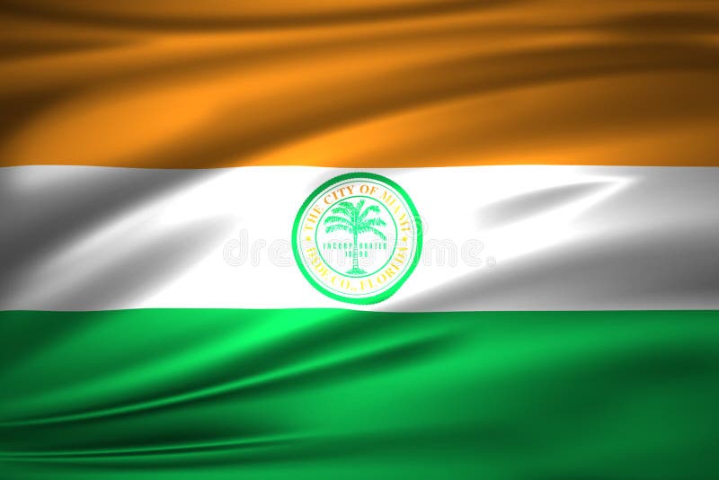 Ejemplo De La Bandera De La Florida Stock de ilustración - Ilustración ...