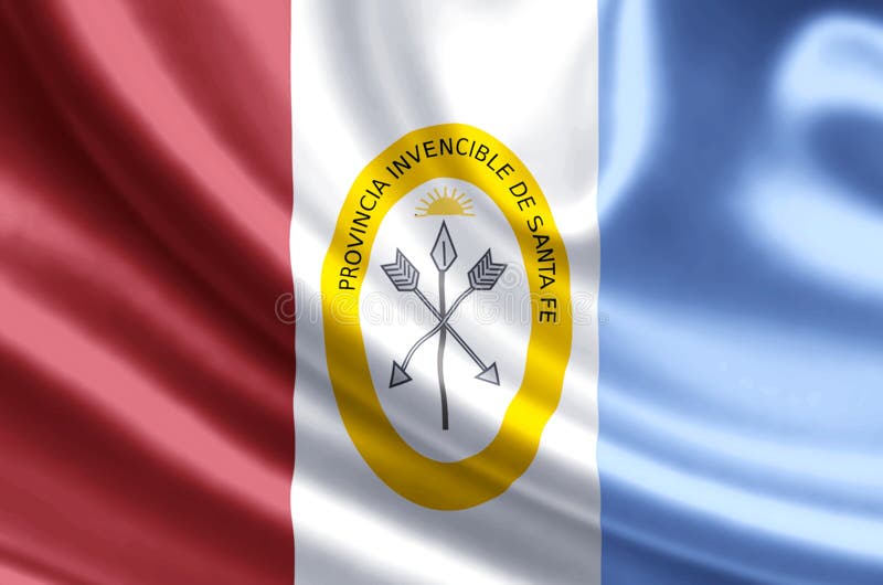 Ejemplo De La Bandera De Santa Fe Stock de ilustración - Ilustración de ...