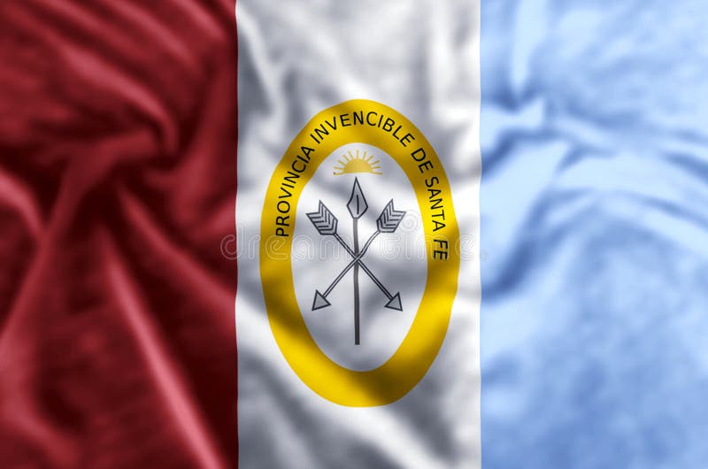 Ejemplo De La Bandera De Santa Fe Stock de ilustración - Ilustración de ...