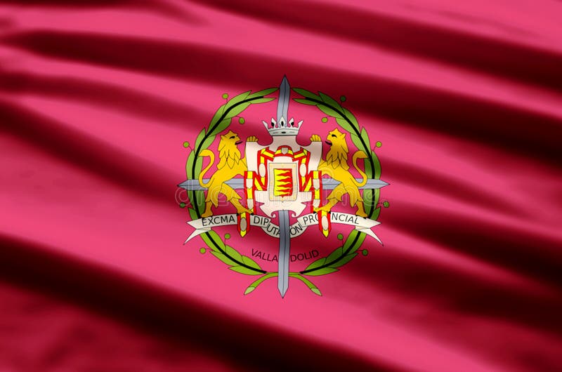 Ejemplo De La Bandera De Valladolid Stock de ilustración - Ilustración ...