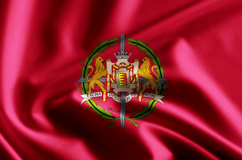 Ejemplo De La Bandera De Valladolid Stock de ilustración - Ilustración ...