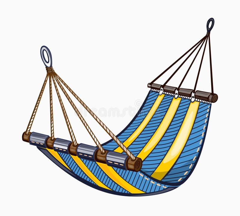 Ejemplo De La Hamaca Pintada Ilustración del Vector - Ilustración de ...