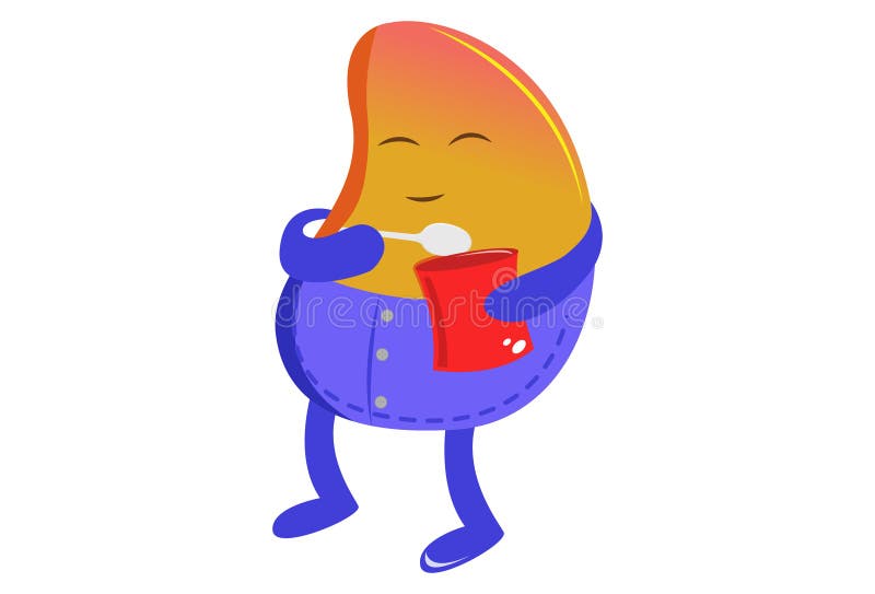 Ejemplo De La Historieta Del Vector De La Haba Ilustración del Vector ...