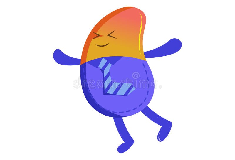 Ejemplo De La Historieta Del Vector De La Haba Ilustración del Vector ...