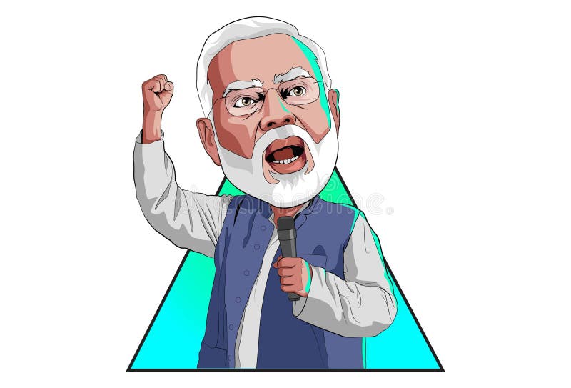 Ejemplo De La Historieta De Narendra Modi Fotografía editorial ...