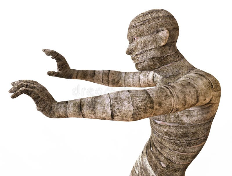 Ejemplo de la momia 3D stock de ilustración. Ilustración de asustadizo ...