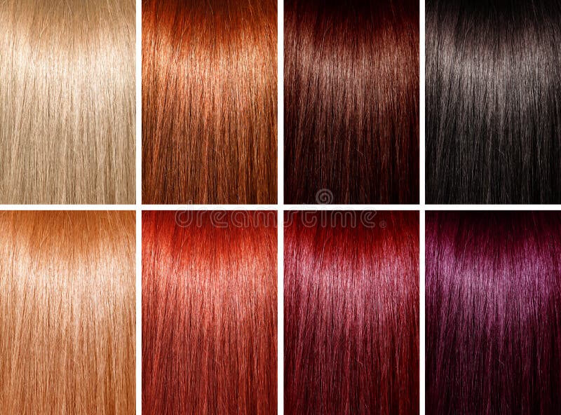 Carta De Color Para El Tinte De Pelo Tintes Paleta De Colores Del Pelo ...