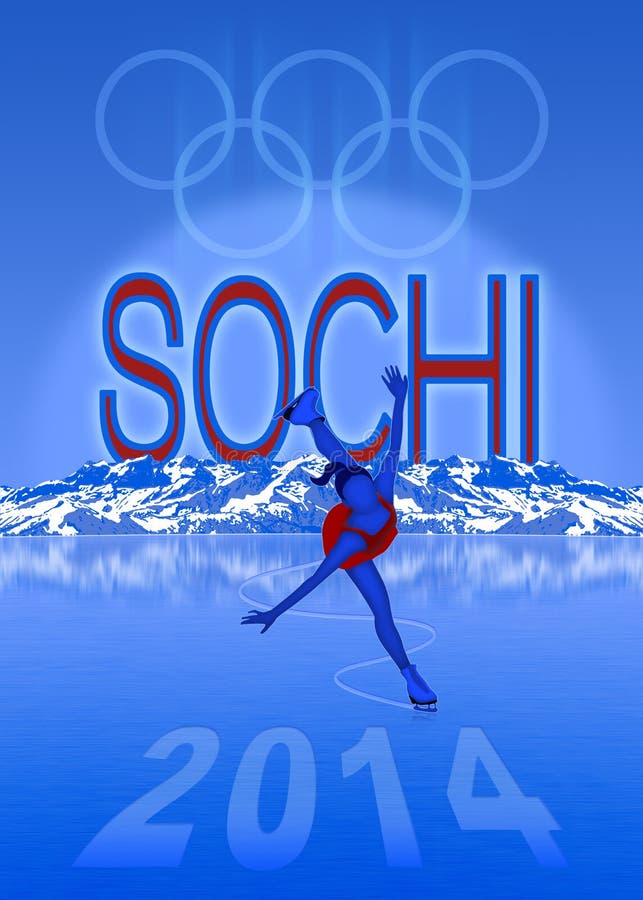 Ejemplo De Los Juegos Olímpicos De Sochi Imagen editorial - Ilustración ...