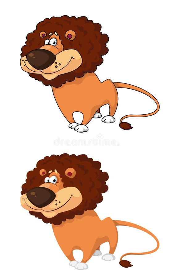 León valeroso ilustración del vector. Ilustración de fauna - 29756501