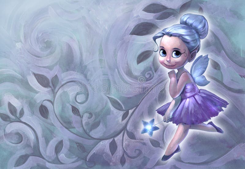 Ejemplo De Una Hada Hermosa Stock de ilustración - Ilustración de ...
