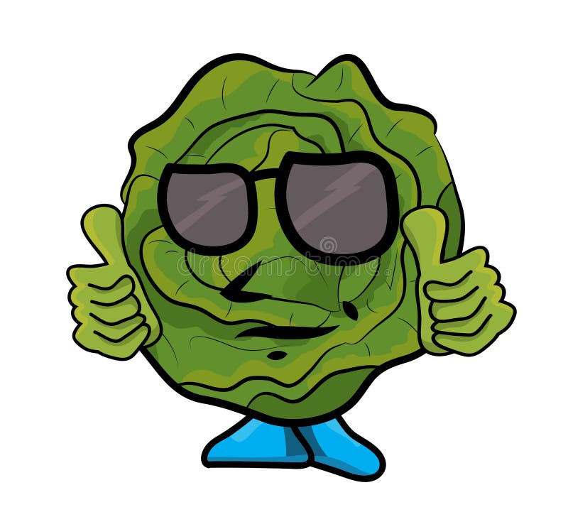 Ejemplo Del Carácter De La Col Stock de ilustración - Ilustración de ...