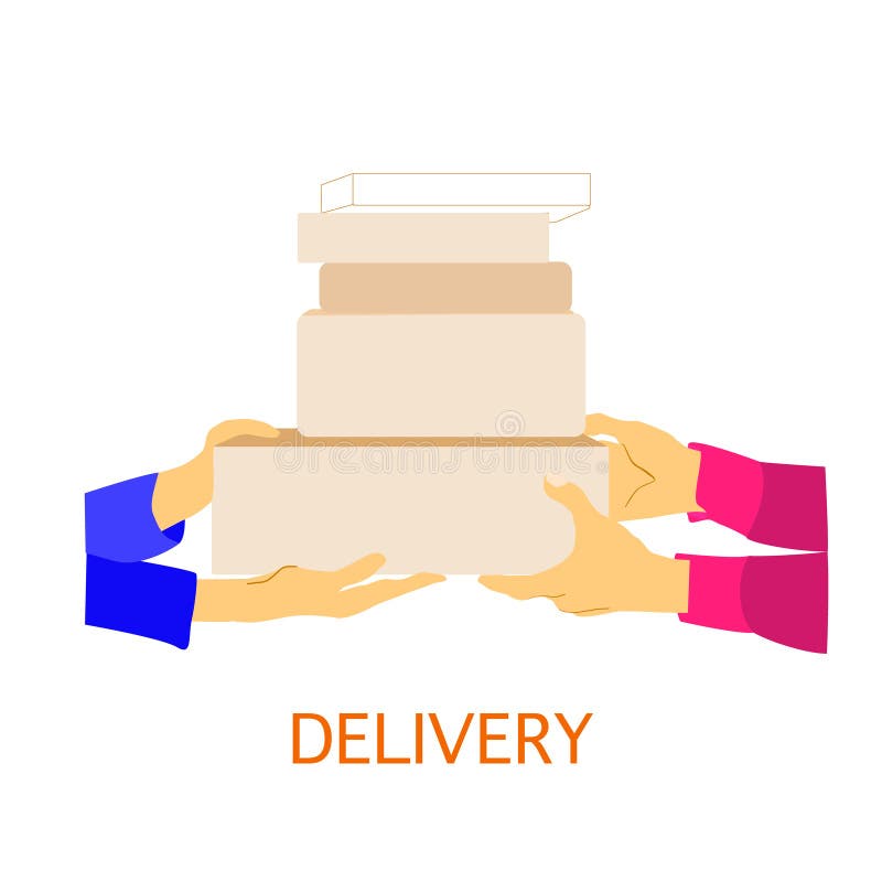 Ejemplo Del Concepto De La Entrega Ilustración del Vector - Ilustración ...