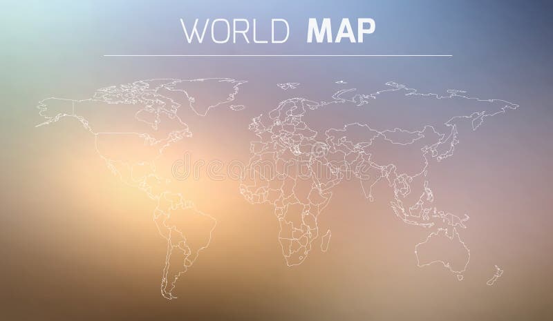 Ejemplo Del Esquema Del Mundo Ilustración del Vector - Ilustración de ...