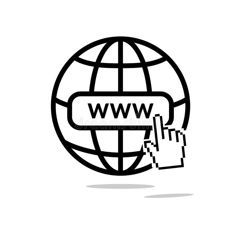 Ejemplo Del Icono De Internet Ilustración del Vector - Ilustración de ...