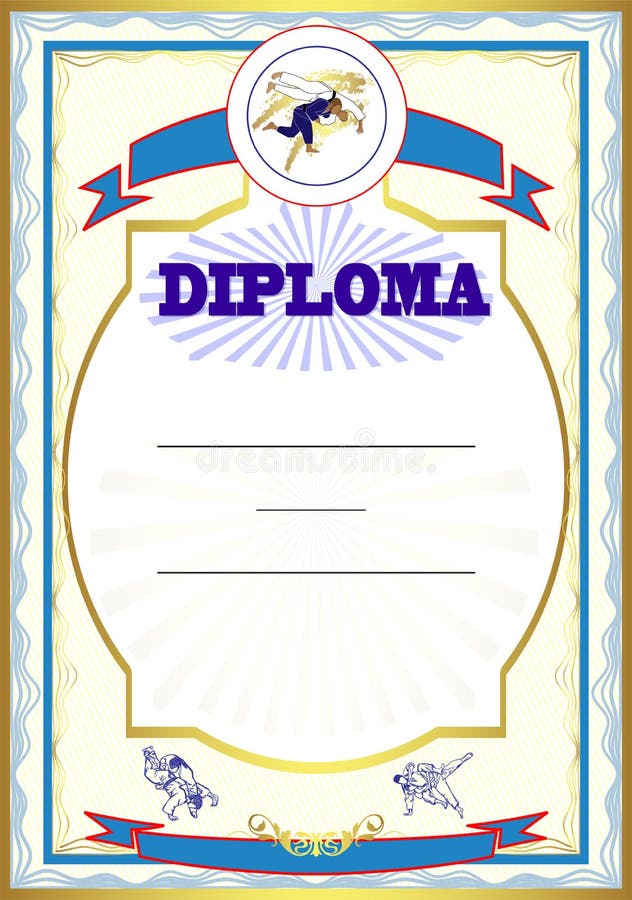 Ejemplo Del Judo Mano Drenada Ilustración del Vector - Ilustración de ...