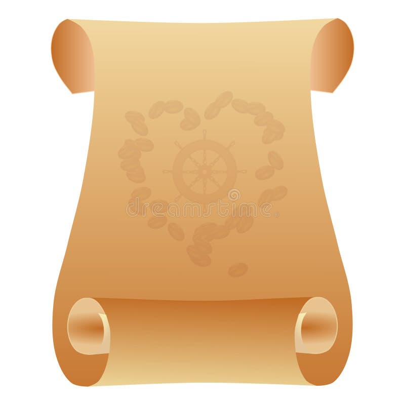 Dibujo del papiro ilustración del vector. Ilustración de diseño - 97143274