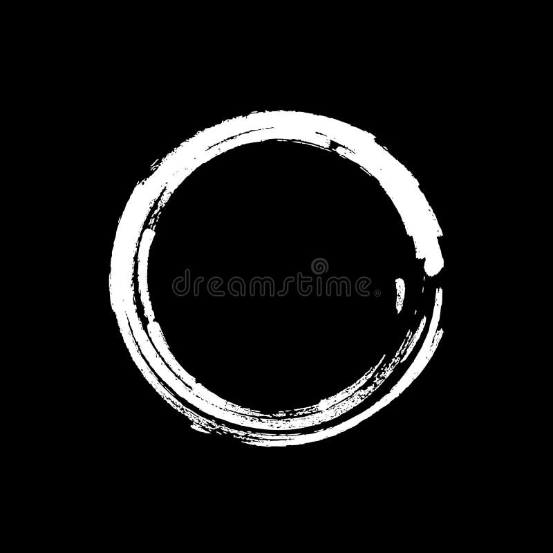 Zen Symbol Enso Vector Design Ilustración del Vector - Ilustración de ...
