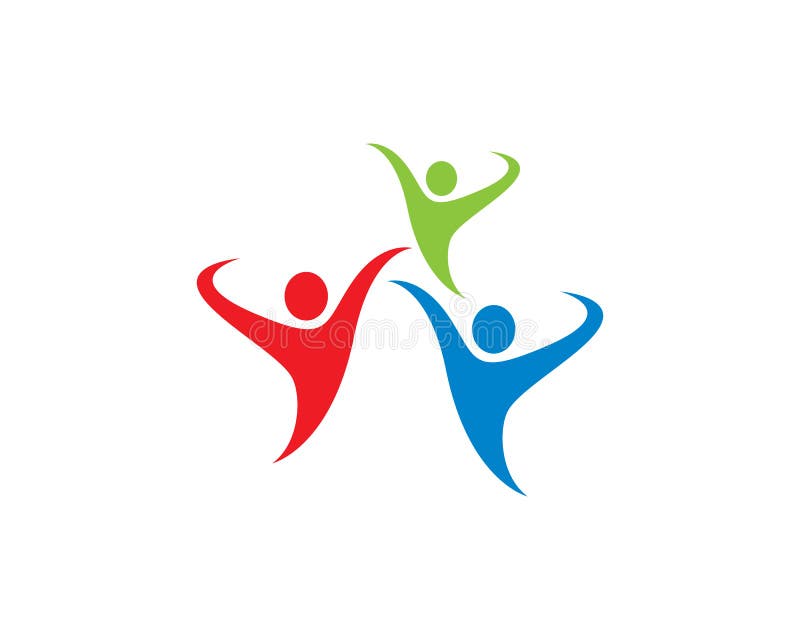 Ejemplo Del Símbolo De La Comunidad Ilustración del Vector ...