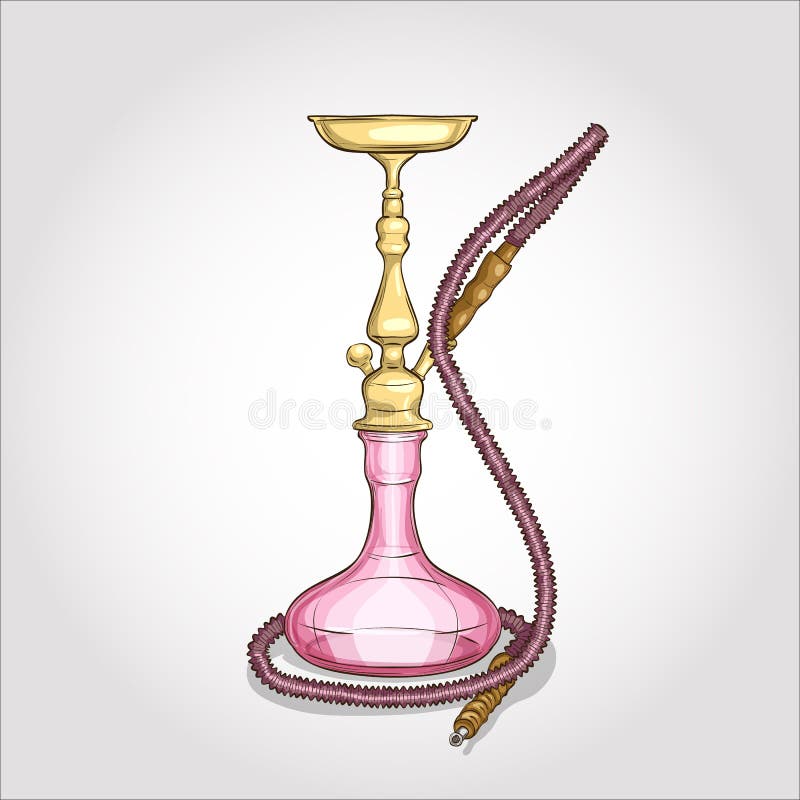 Ejemplo Del Vector, Bosquejo Del Color De La Cachimba Ilustración del ...