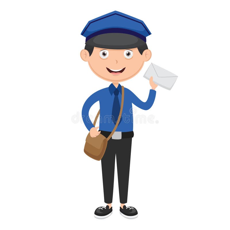 Ejemplo Del Vector Del Cartero Ilustración del Vector - Ilustración de ...