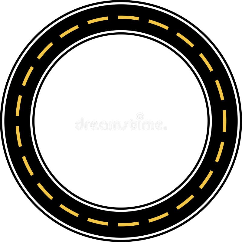 Ejemplo Del Vector Del Circuito De La Raza Del C?rculo Ilustración del ...