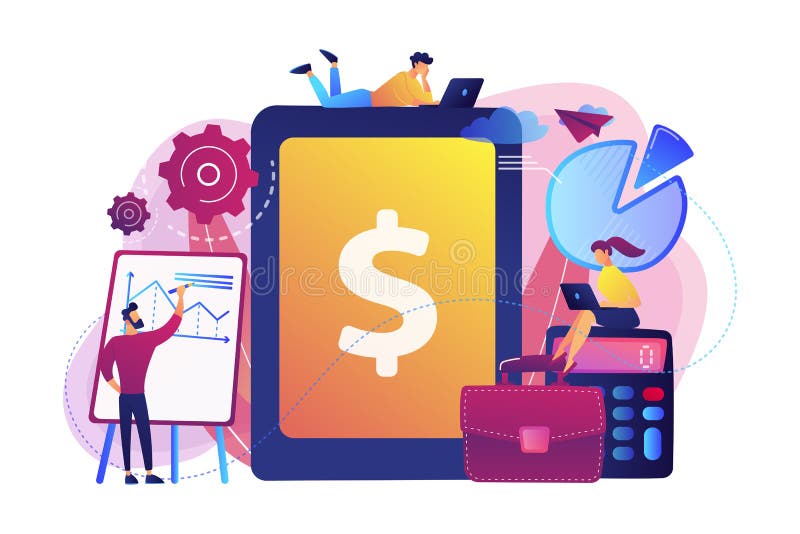 Ejemplo Del Vector Del Concepto De Contabilidad De La Empresa ...