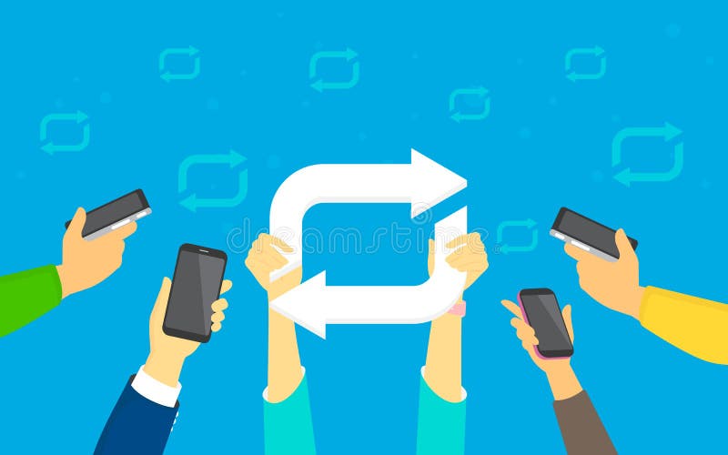 Ejemplo Del Vector Del Concepto De Repost Ilustración del Vector ...