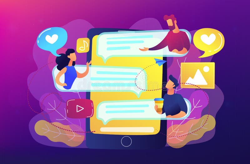 Ejemplo Del Vector Del Concepto Del Foro De Internet Ilustración del ...