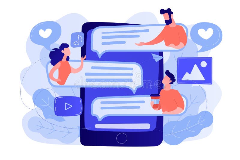 Ejemplo Del Vector Del Concepto Del Foro De Internet Ilustración del ...